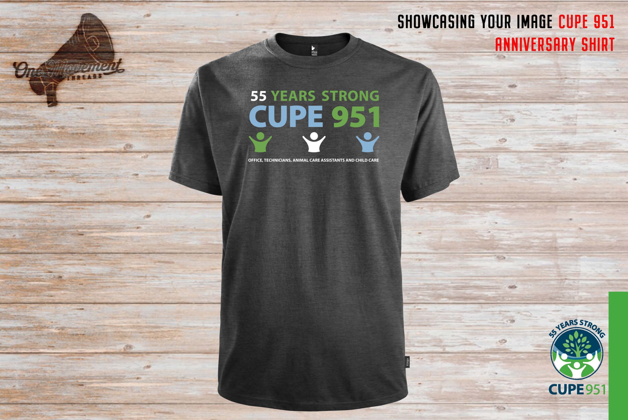 55th Anniversary T-Shirts – CUPE 951